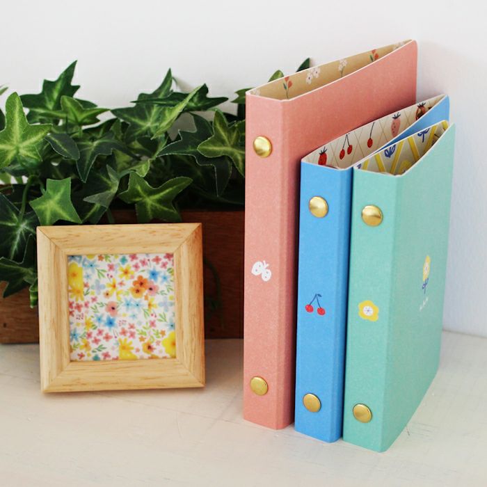 fufufu手帳 ﾊﾞｲﾝﾀﾞｰM6 小花 | 古川紙工公式オンラインショップ